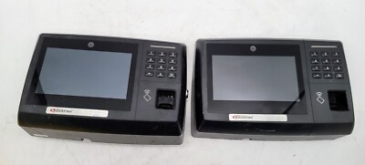 Lot of 2 Novatime NT7000 Card Reader Time Clock { No keys } | eBay