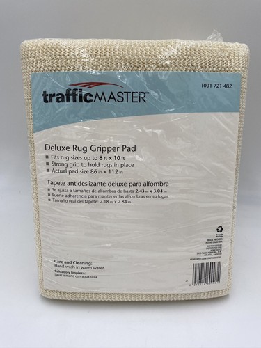 Traffic Master 8x10 Non-Slip Area Rug Pad Floors Gripper Hard Surface ...