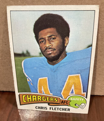 CHRIS FLETCHER 1975 TOPPS FOOTBALL CARD #309 - SAN DIEGO CHARGERS | eBay