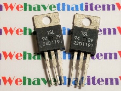 2SD1191 / D1191 / TRANSISTOR / TO220 / TSL / 2 PIECES (qzty) | eBay