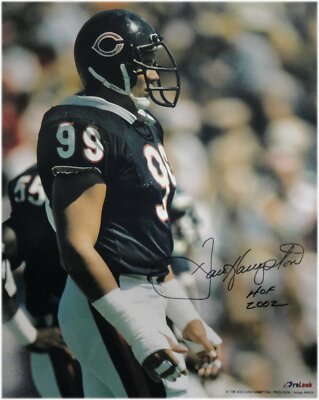 Dan Hampton Hand Signed Autographed 16x20 Photo Chicago Bears #99 Hof ...