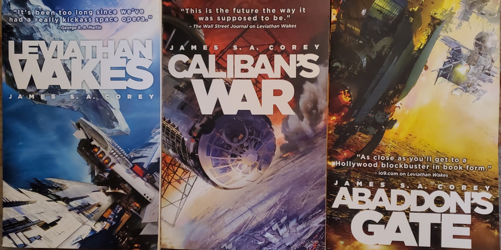 The Expanse Book Set Lot of 3 James S.A. Corey SC (first three books ...