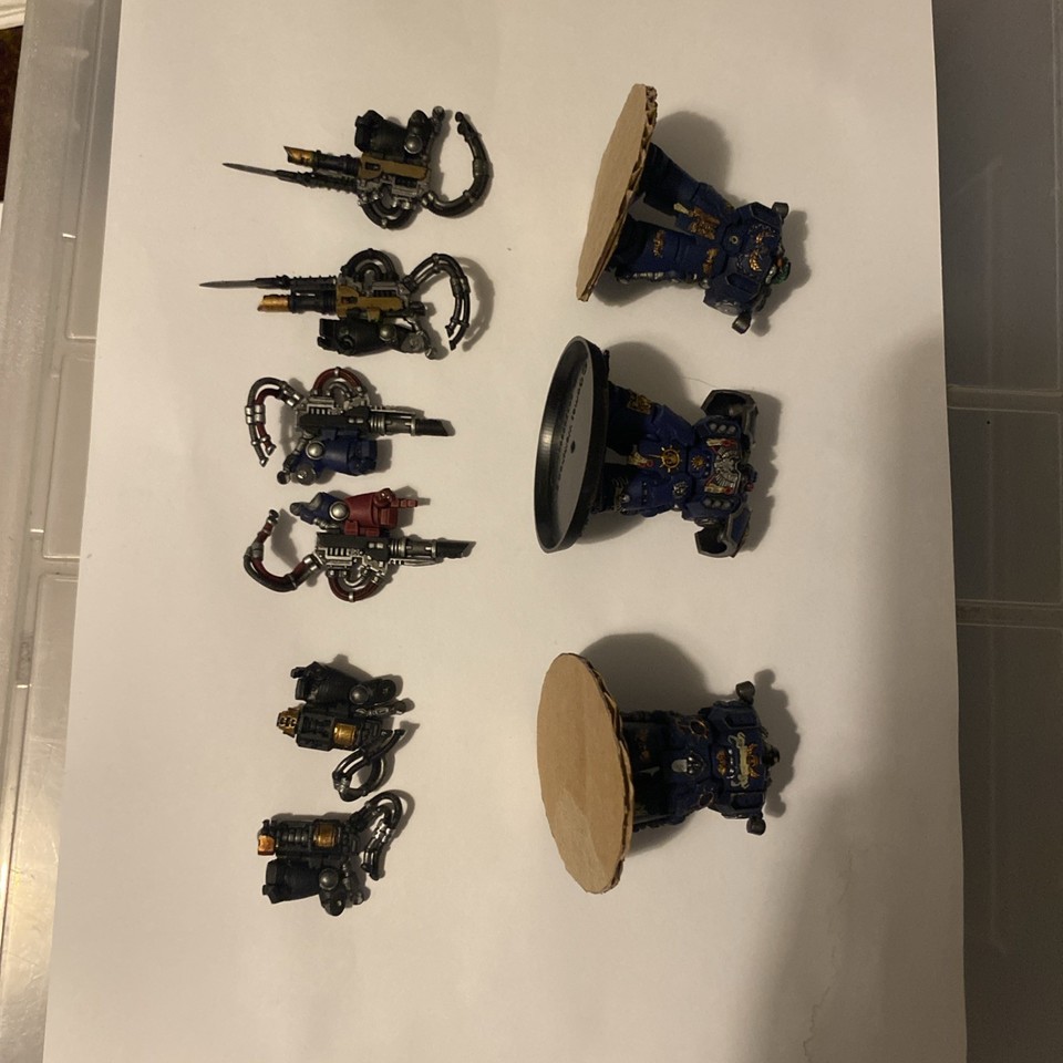 Warhammer 40k, Ultramarine Centurion Devastator X3 Painted Models ...