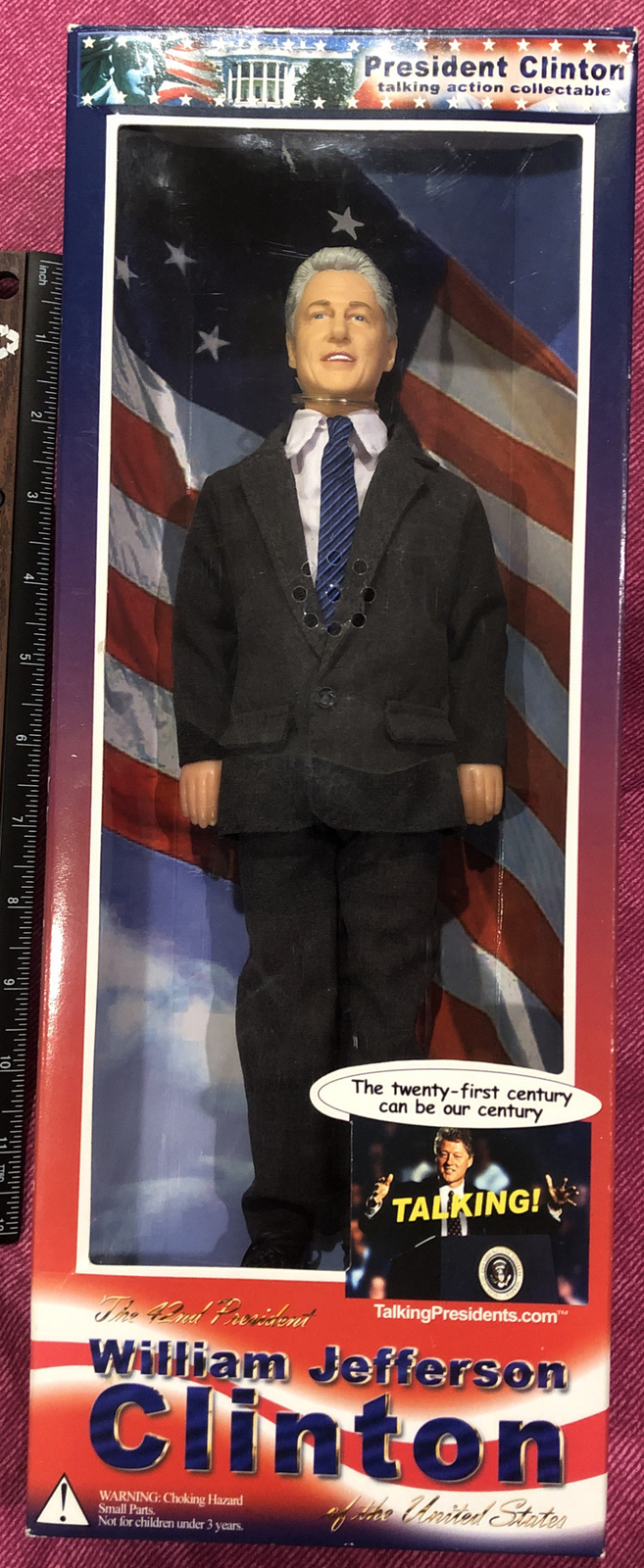 President Bill Clinton Talking Action Figure Talking Presidents 12 ...