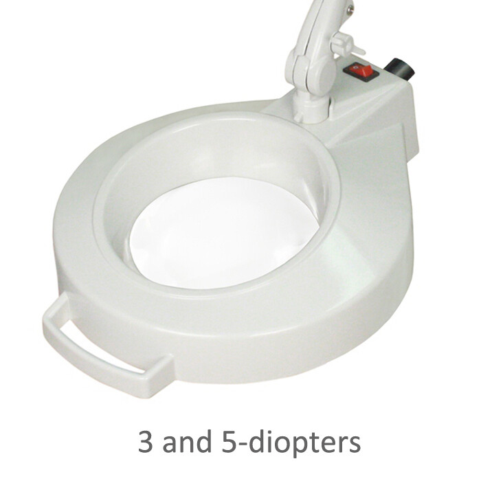 Illuminated By Dazor Circline Magnifiers Dazor 5 Diopter Almond