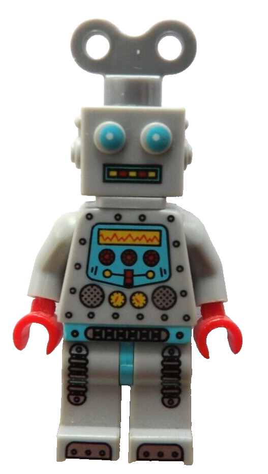 Lego 8827 Minifiguren Serie 6 - Uhrwerkroboter - Clockwork Robot col6-7 ...