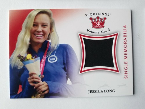 Jessica Long 2022 SportKings Volume 3 Memorabilia Relic Red #/50 ...