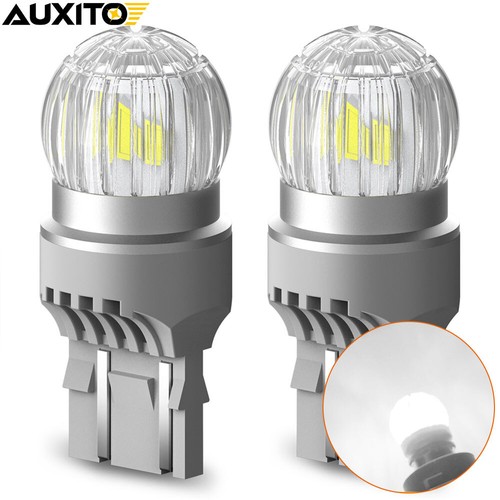 White 7443 580 W21/5W Bulb 582 LED Sidelight Reverse Indicator Daytime ...