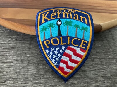 Kerman Police State California CA Colorful | eBay