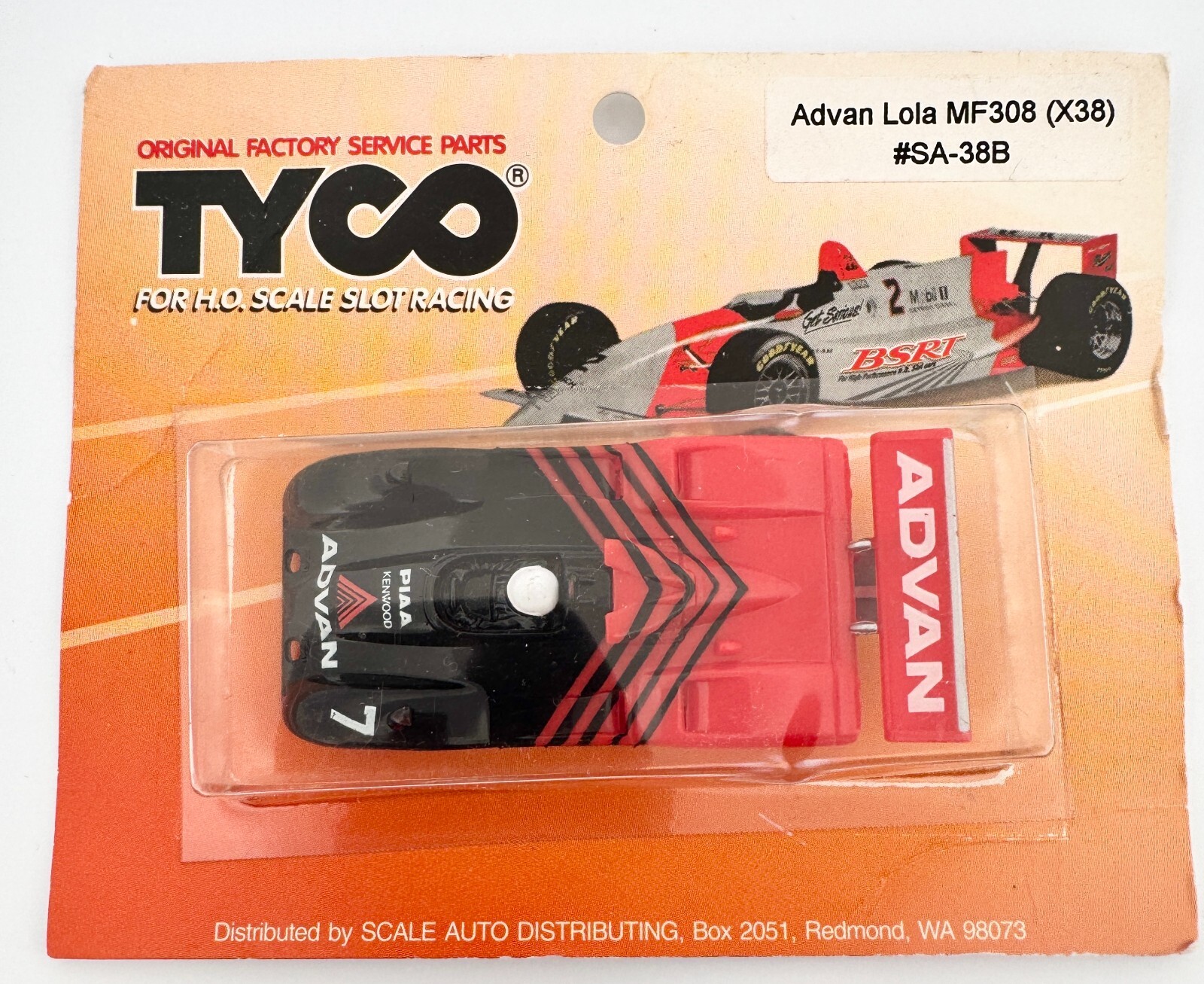 Tyco BSRT Advan Lola Body, #7, Fits Tyco Wide Chassis, New on Opened ...