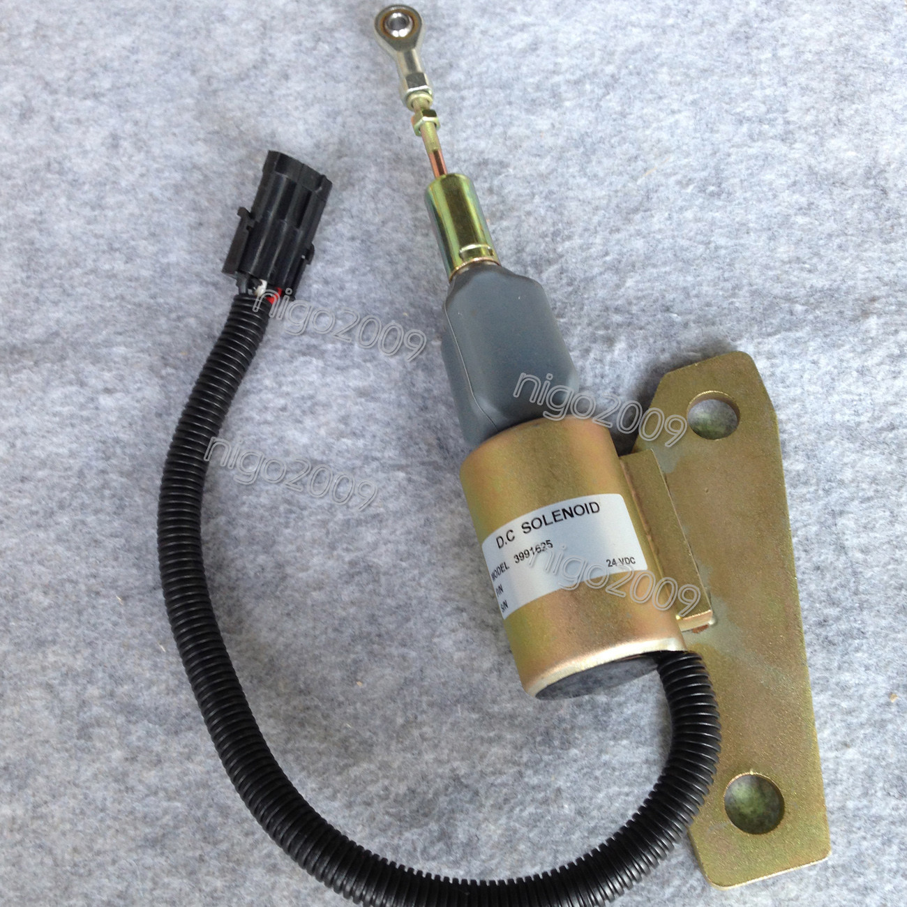 3991625 24V Fuel Flameout Solenoid Valve 5267132 24V for Cummins 6BT 5 ...