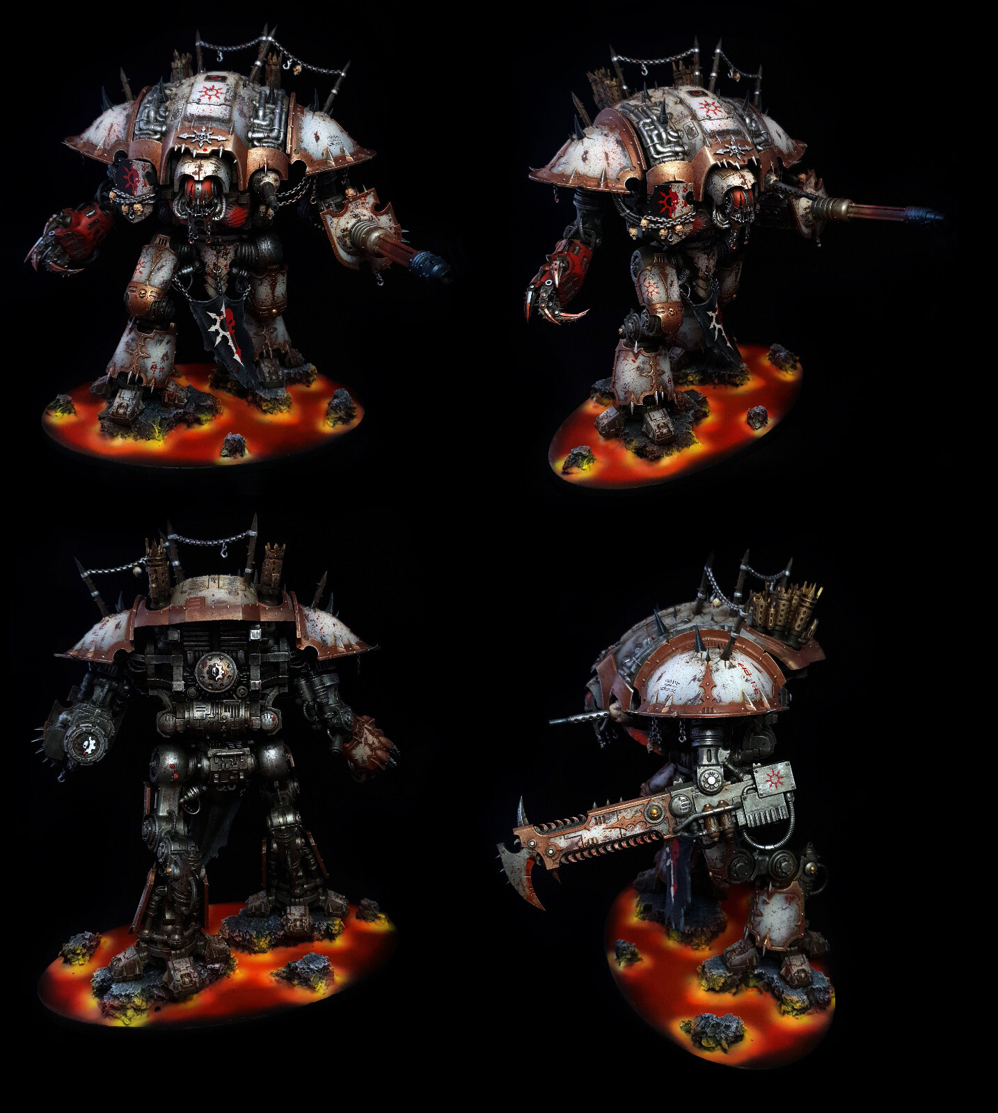 Chaos Knight Rampager Superbly Painted Commission Warhammer 40K | eBay