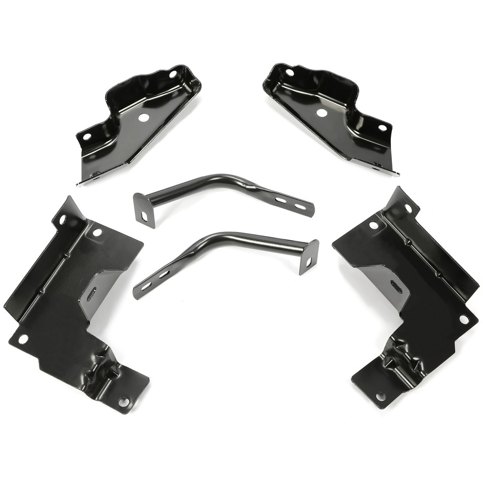 For Chevrolet Silverado 1999-2007 Front Bumper Mounting Brackets Powder ...