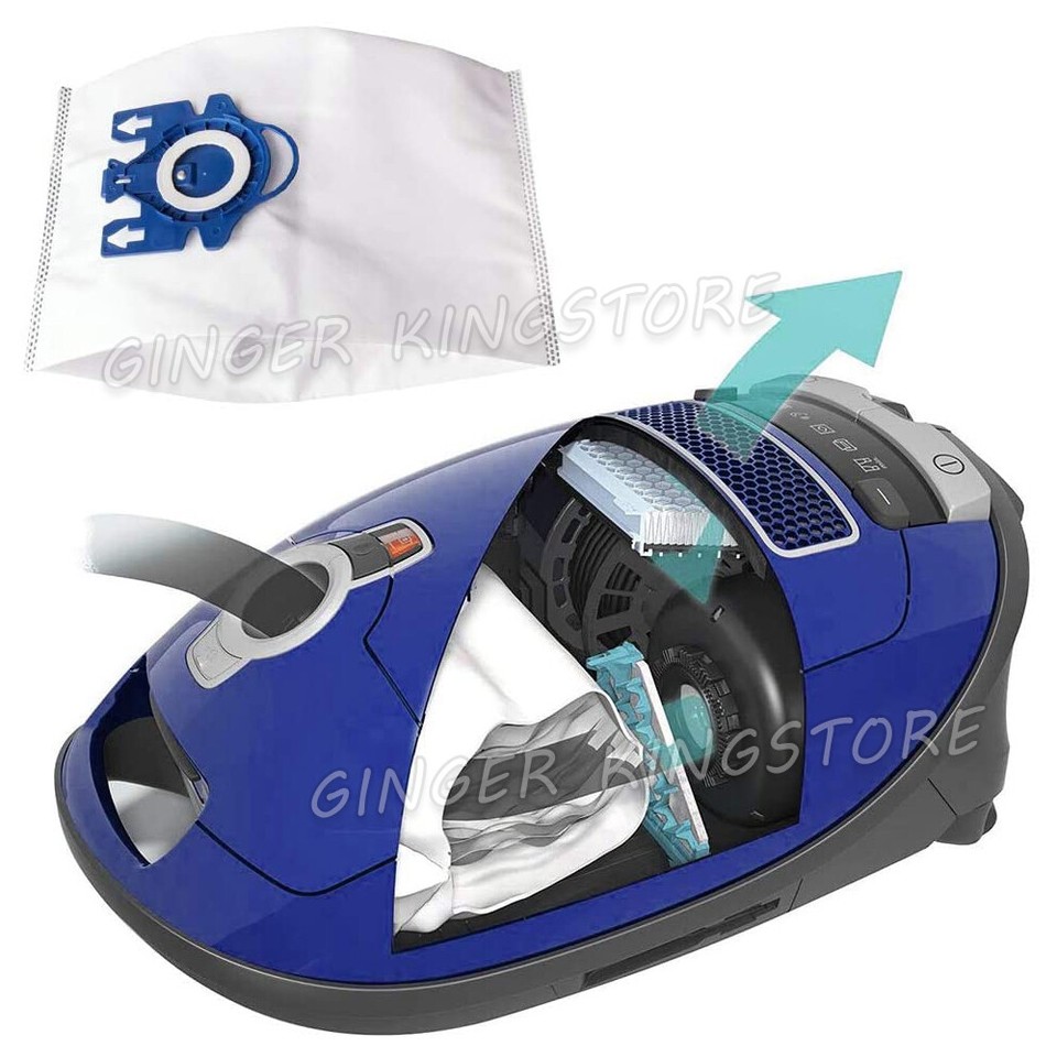 12 Vacuum Cleaner Bags for Miele 3D GN C2 C3 S2 S5 S8 S5211 S5210 S8310 ...