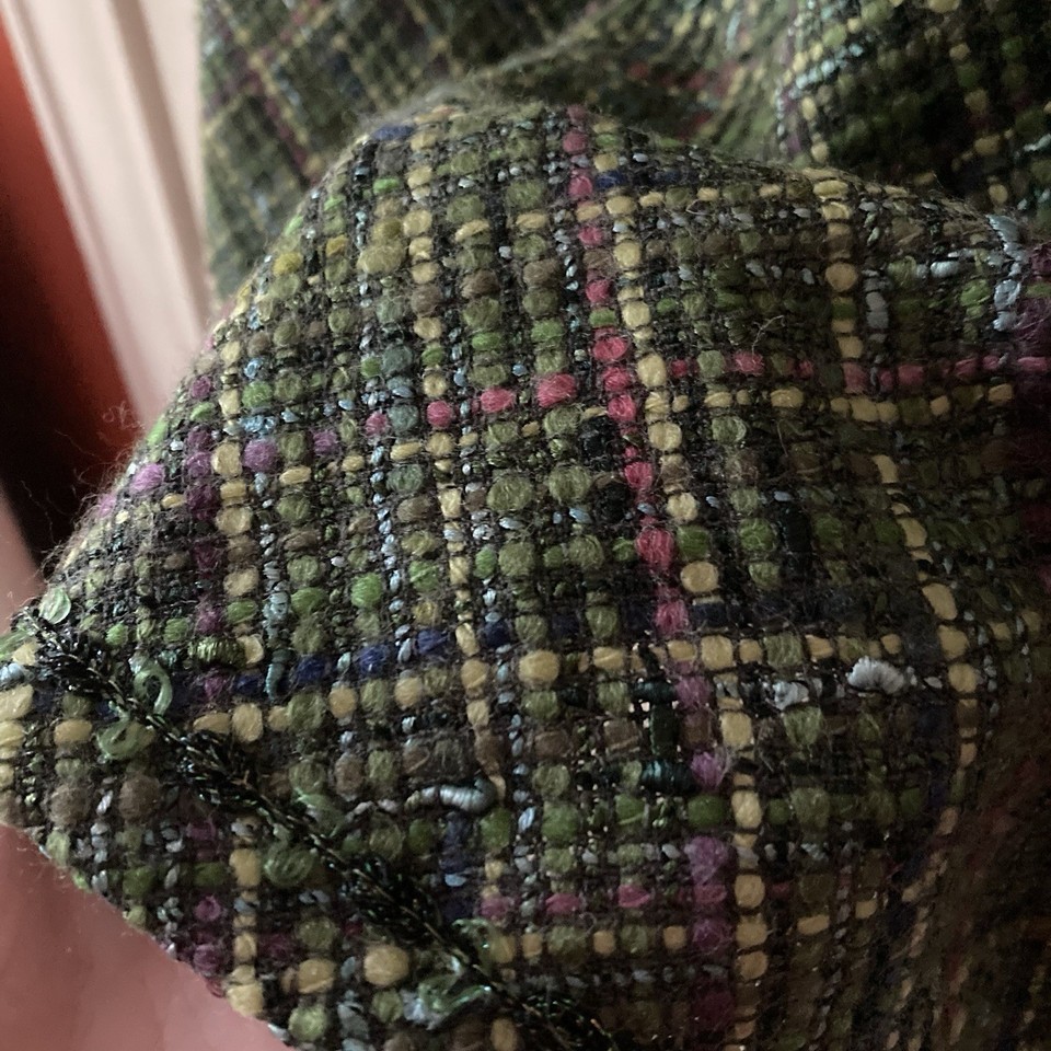 Express Design Studio Green Twill A-Line Bias Cut Midi Skirt Size 6 Y2k ...