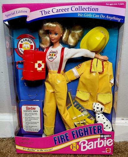 1994 The Career Collection - Fire Fighter Barbie NEVER OPENED BOX. | eBay