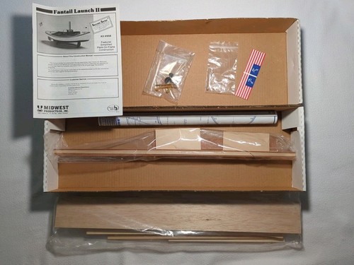 Midwest The Fantail Launch II Radio Control Steam Engine Vintage Model ...