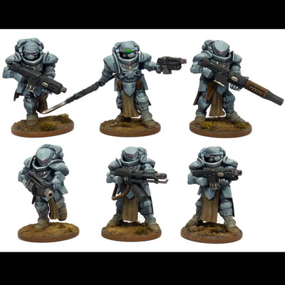 Wargames Atlantic Iron Core Valkir 28mm Sci-Fi Power Armor SPRUE | eBay