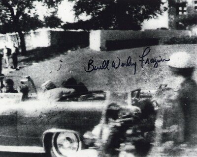 Buell Wesley Frazier SIGNED AUTOGRAPH JFK ASSASSINATION 8X10 PHOTO #6 ...