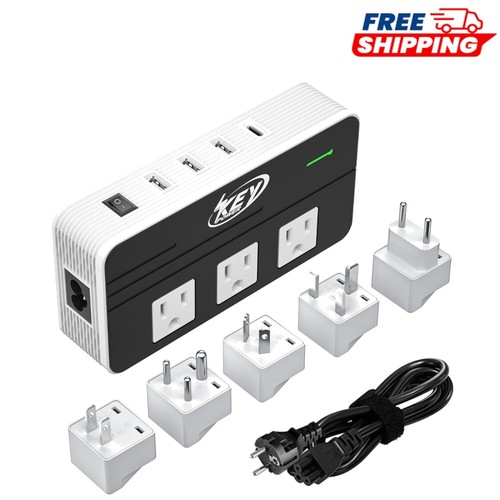 230W International Travel Adapter & Voltage Converter – Safe for ...