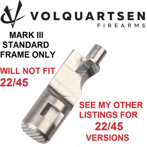Volquartsen Extended Mark 3 Magazine Release Stainless Ruger MK III Lll ...