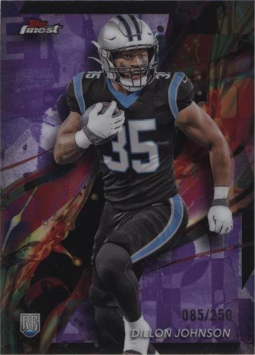 2024 Topps Finest - Common Dillon Johnson #72 Purple Refractor /250 (RC ...