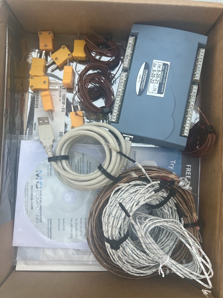 Measurement Computing MC USB-TC 8 Channel Thermocouple Temp Voltage ...