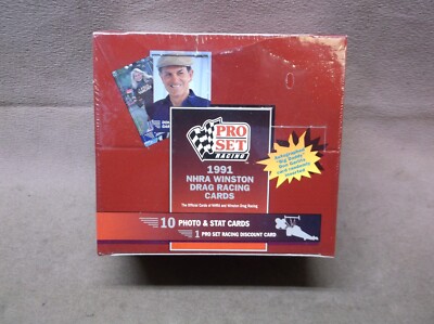 SEALED BOX 1991 PRO SET NHRA WINSTON DRAG RACING CARDS BIG DADDY DON ...