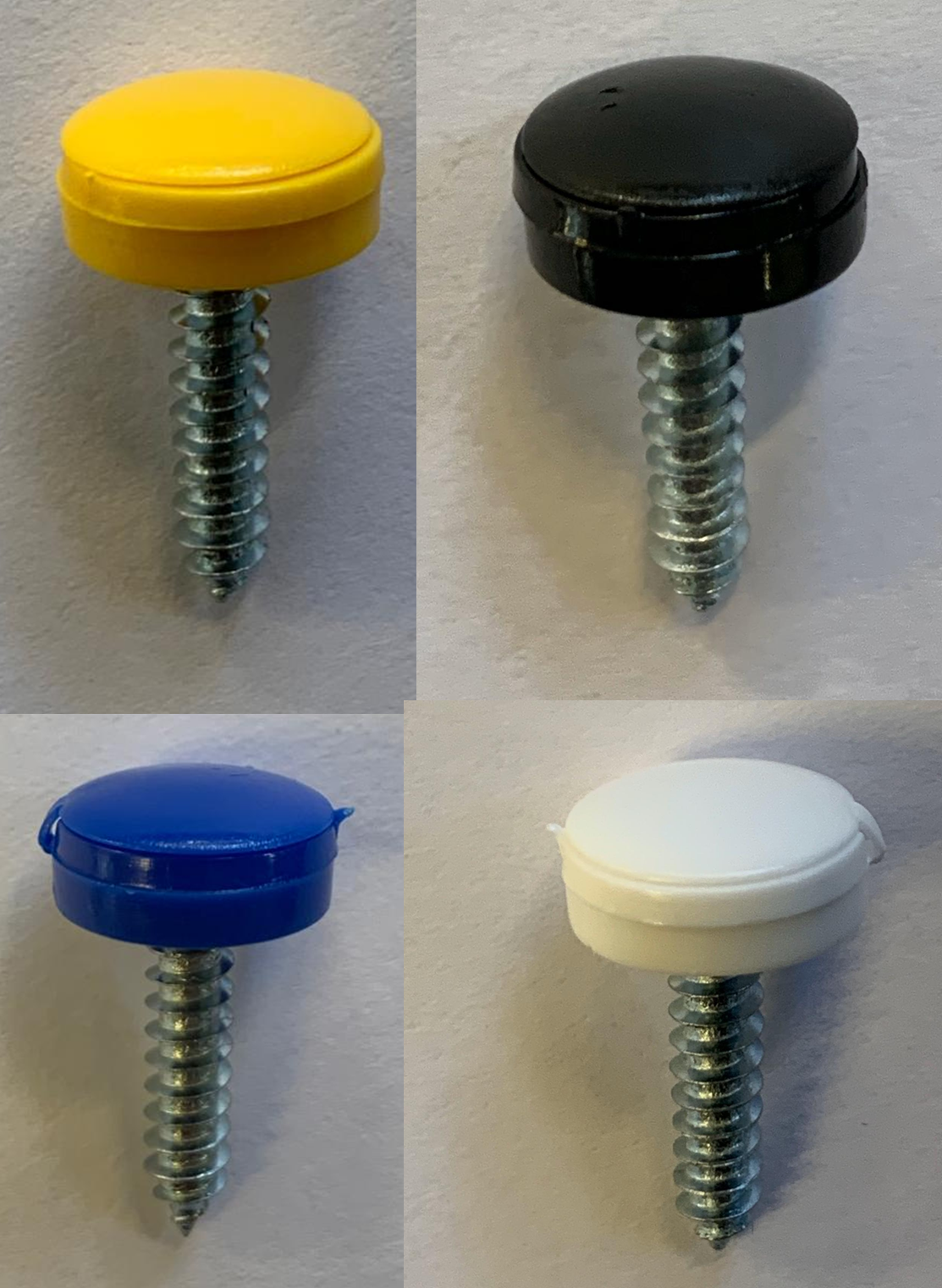 Vehicle Car Motor Licence Number Plate Cap and Screw Spare Replacement ...