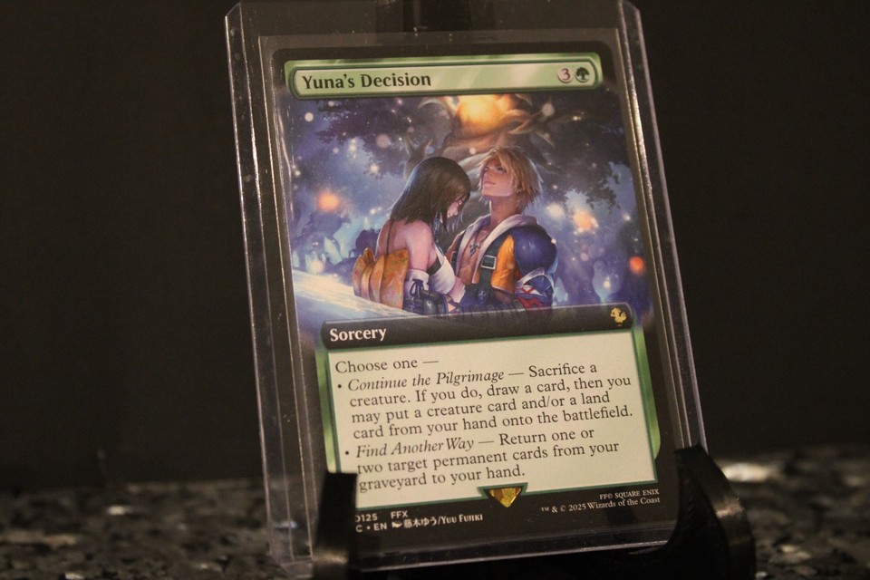 Yuna, Hope of Spira Borderless & 3x Extended Art Yuna Related MTG cards ...