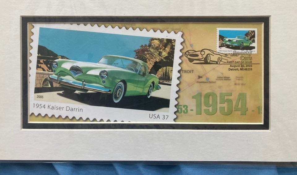 1954 Kaiser Darrin 2005 USPS First Day Cover Original New Oversized ...