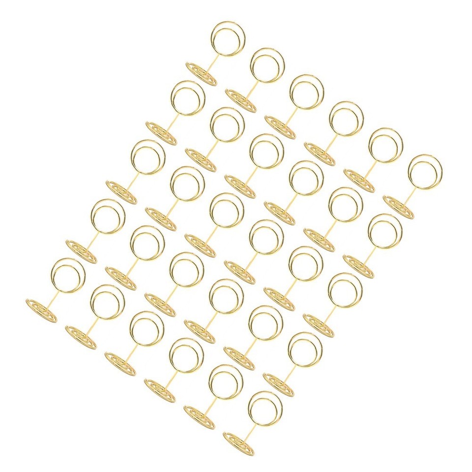 Wedding Banquet Table Card Holder Photo Display Clip Well-defined Lines ...