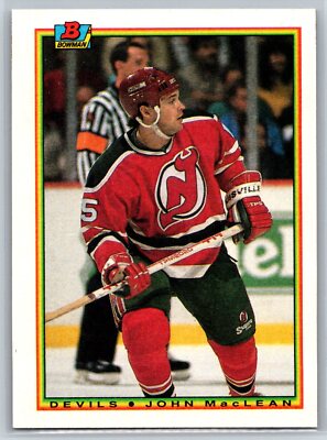 1990-91 Bowman John MacLean New Jersey Devils #83 | eBay