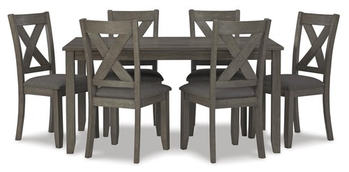 Signature Design By Ashley Caitbrook Rustic 7 Piece Dining Set Include ...