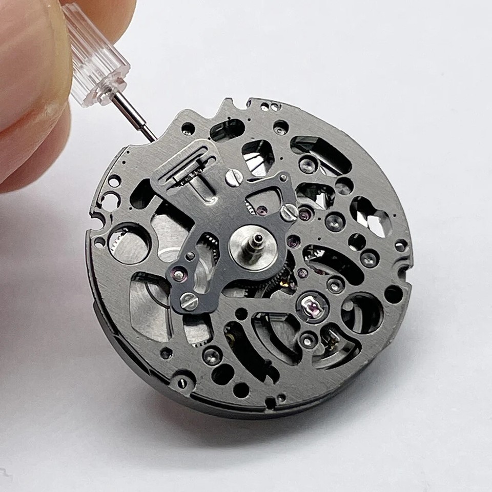 NH72 Black Skeleton Mechanical Movement Mod Automatic Mechanism ...