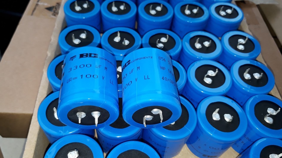 BC PHILIPS 056 3300uF 100V HI END LONG LIFE CAPS FOR AUDIO NAIM AMP ...