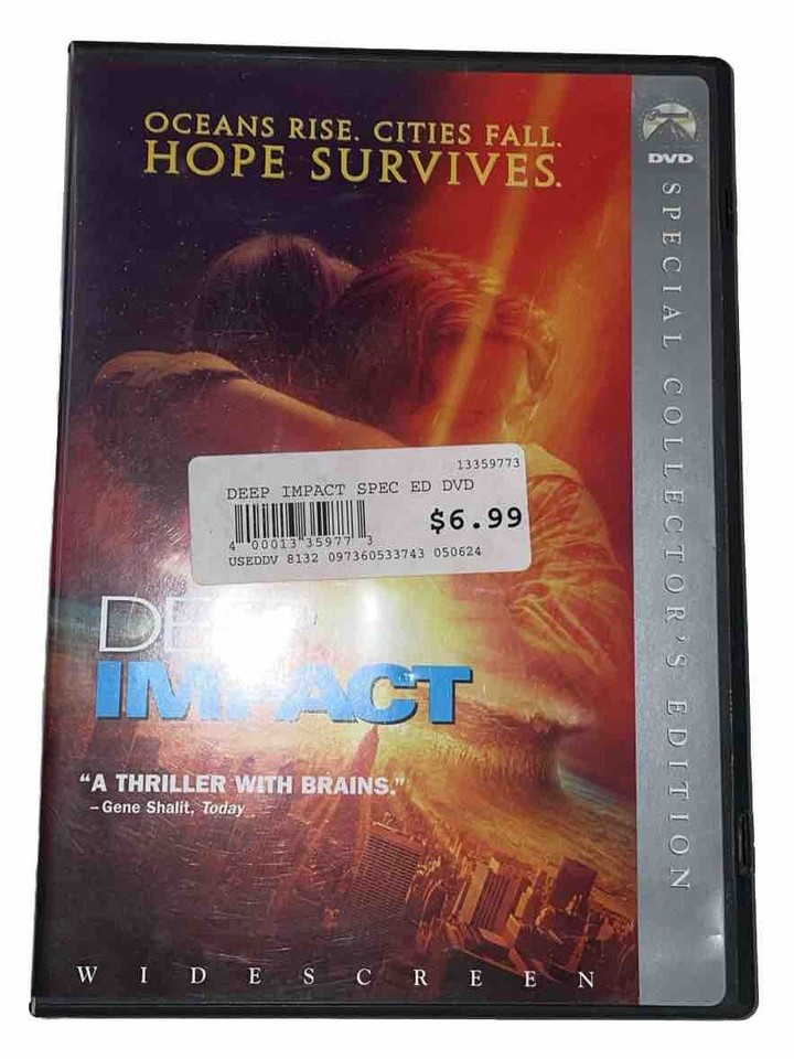 Deep Impact (DVD, 1998) Robert Duvall Elijah Wood Leelee Sobieski ...