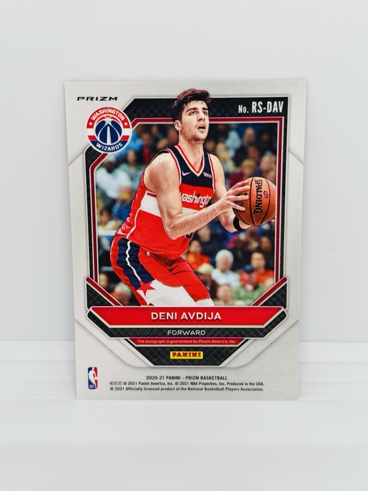2020 Prizm Choice DENI AVDIJA Rookie Sensational Signatures Red Auto ...