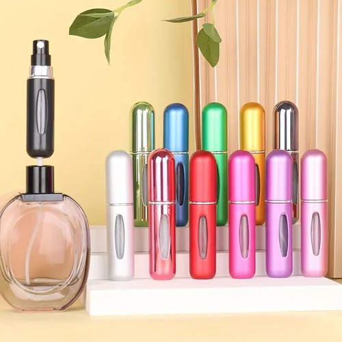 12x Refillable Perfume Atomiser 5 ml Spray Pump EYEEGO Bottles for ...