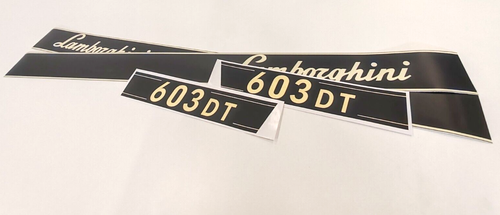 Lamborghini 603 DT tractor decal adesivo aufkleber sticker set | eBay