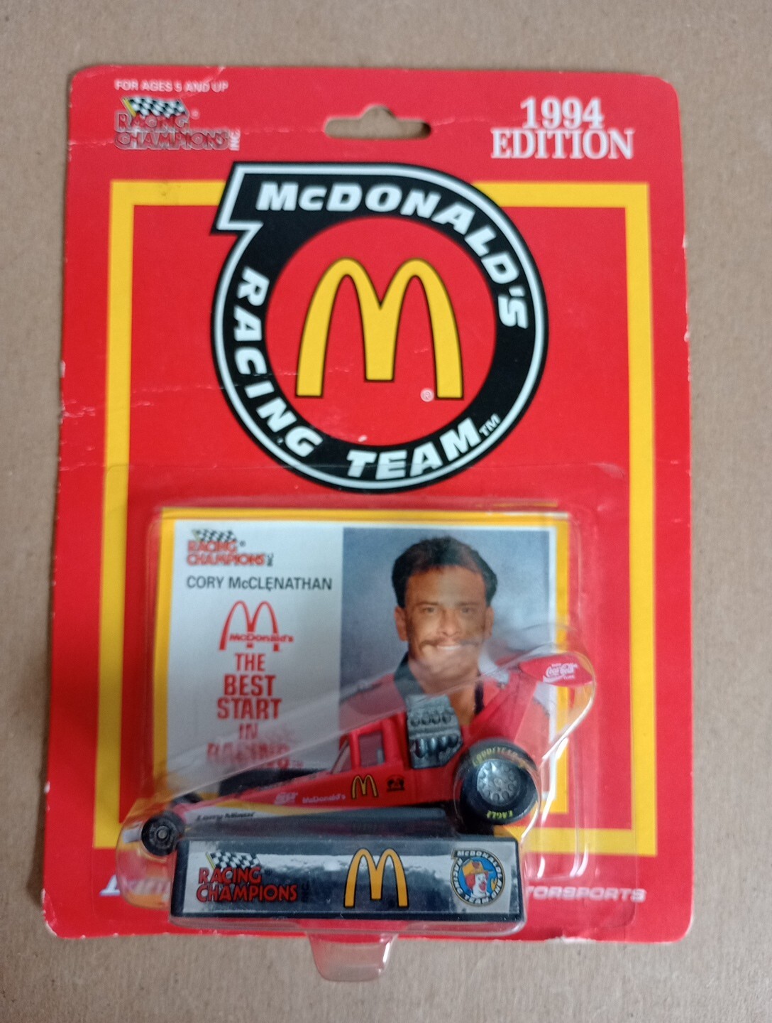 1994 McDONALD'S RACING , Ed "The ACE" McCulloch, Top Fuel, RACING ...