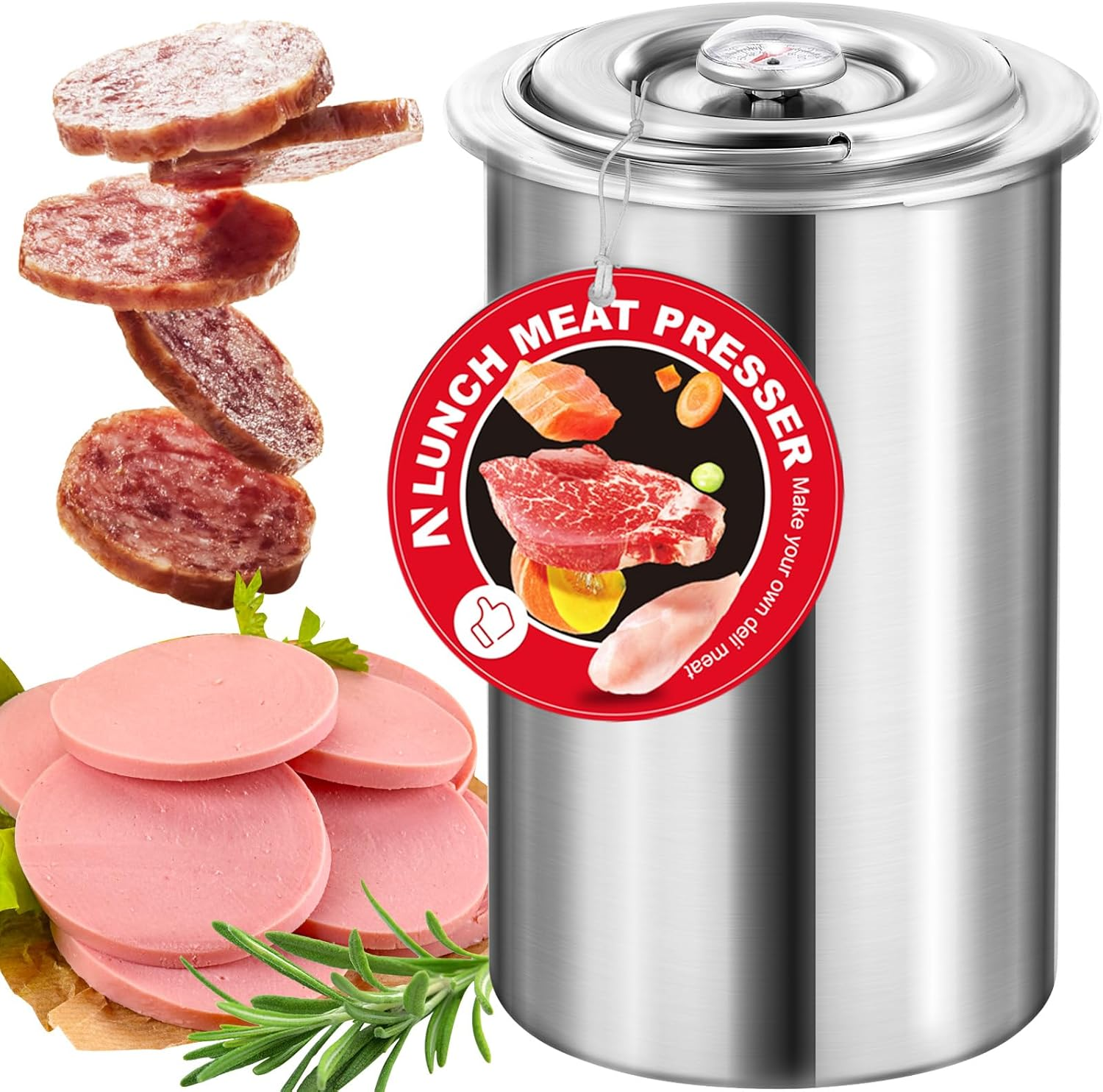 Meat Press Deli Meat Maker Lunch Meat Cooker Ham Meat Presser 304 ...