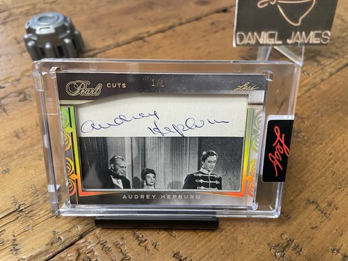 1/1 2025 Leaf Pearl Cuts AUDREY HEPBURN Cut Auto 1/1 | eBay