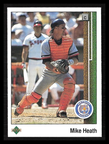 Mike Heath 1989 Upper Deck #654 Detroit Tigers | eBay