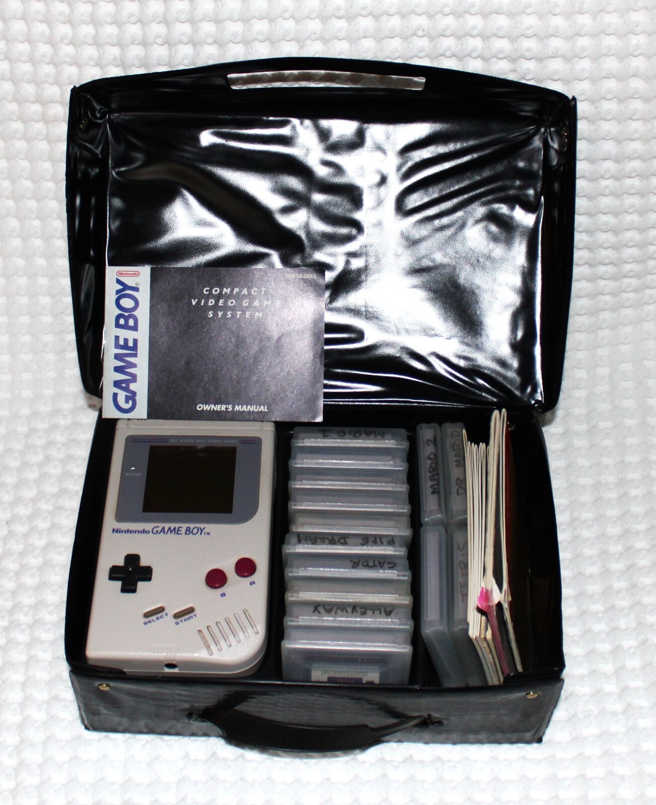 Nice*Nintendo Game Boy Original DMG-01 Handheld System*14 Games & Cases ...