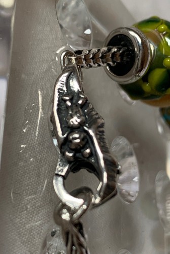 Authentic Trollbeads Sterling Silver Spooky Bat Lobster Clasp Lock LAA ...