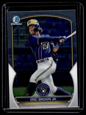 2023 Bowman Chrome Prospects Eric Brown Jr. Milwaukee Brewers #BCP-41 ...