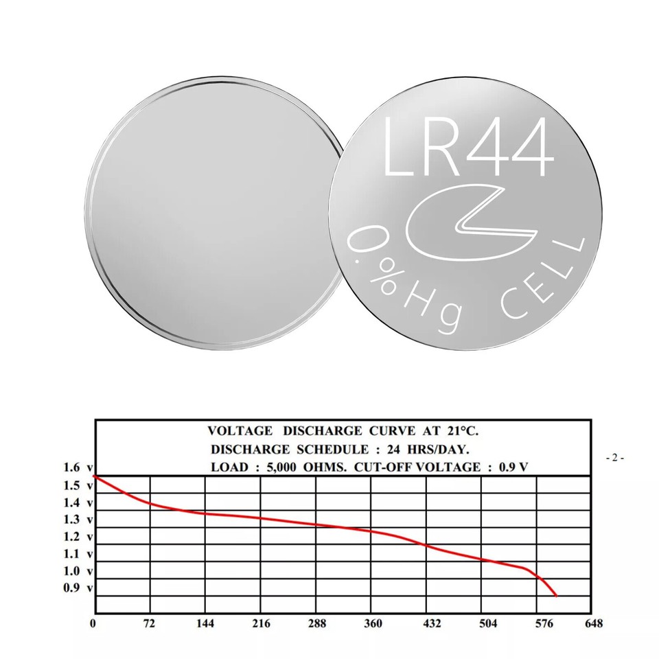 40x Philips LR44 Button Cell 1.5V Alkaline Battery AG13 A76 357 Watch ...