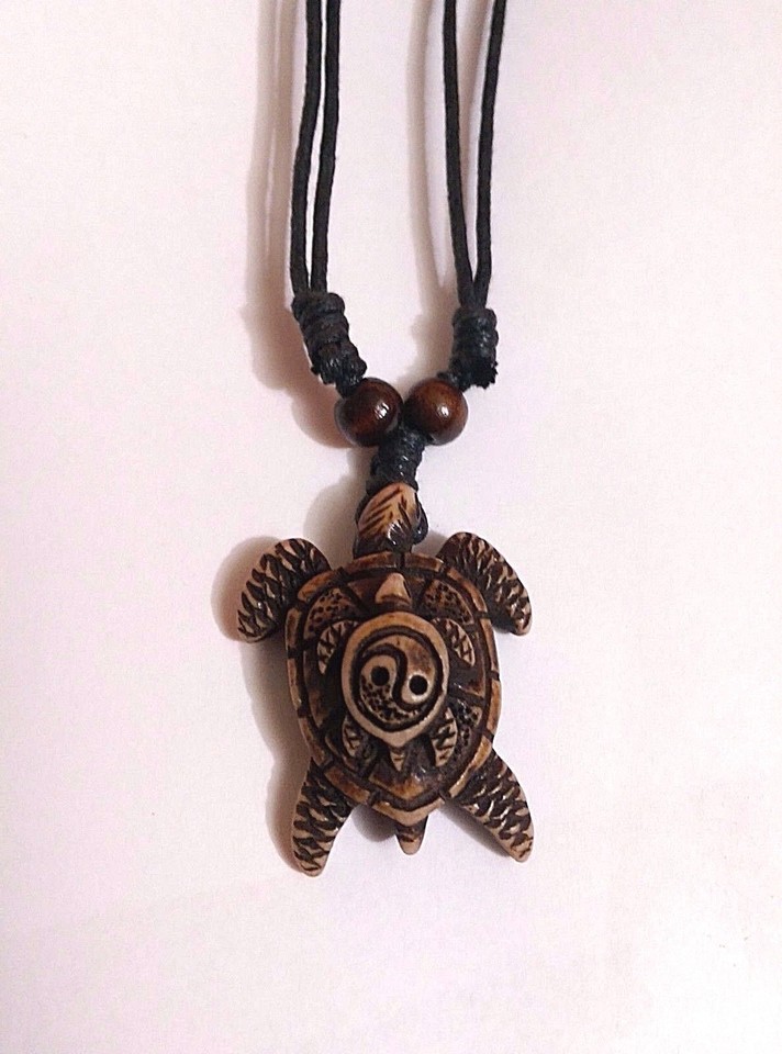 Over 30 STYLES Resin 1" to 2" TURTLES TORTOISES Pendant 18-34" Adj Cord ...