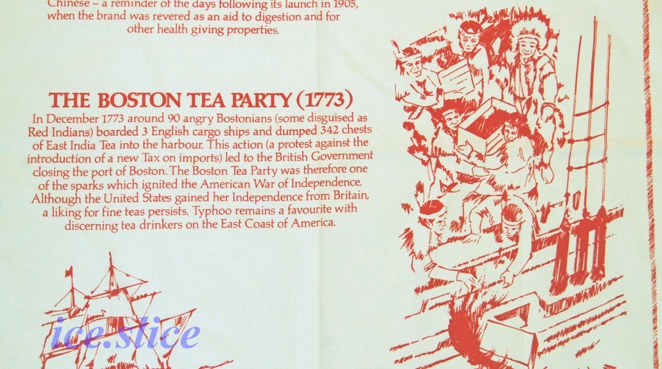 A TYPHOO TEA, TEA TOWEL - THE STORY OF YOUR CUPPA. | eBay UK